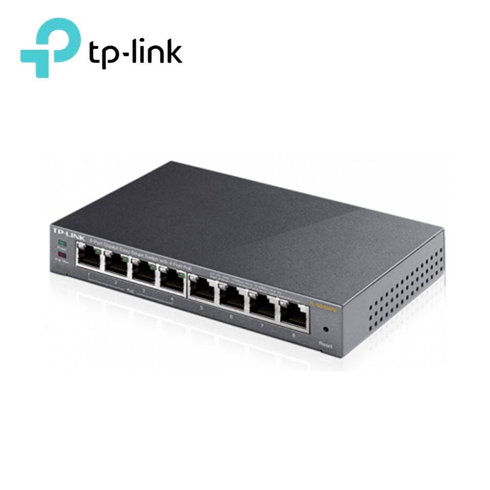 TPLINK POE SWITCH 8-PORT GIGABIT DESKTOP POE EASY SMART SWITCH