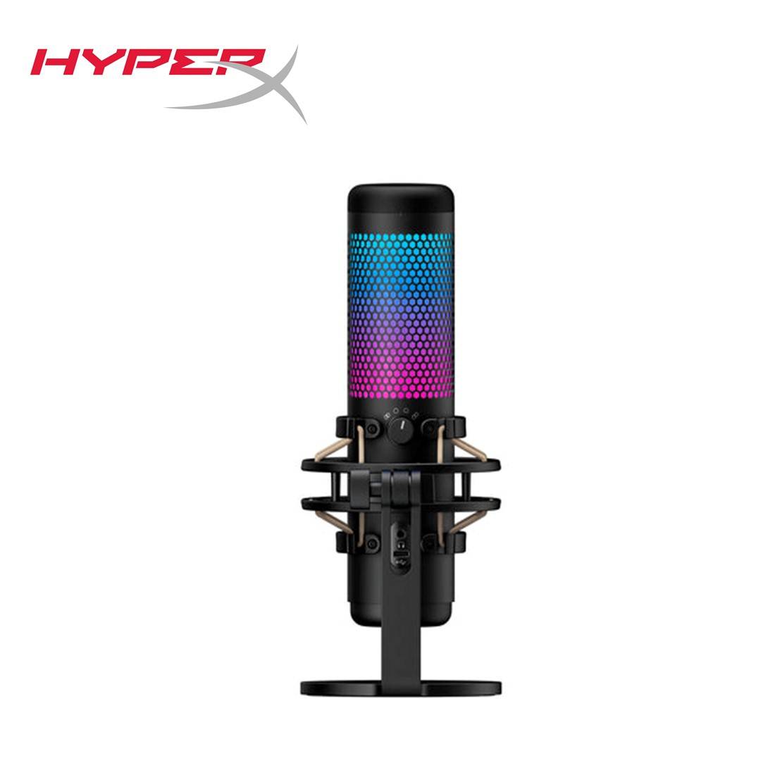 HYPERX QUADCAST S - USB MICROPHONE (BLACK-GREY) - RGB LIGHTING (HMIQ1S ...
